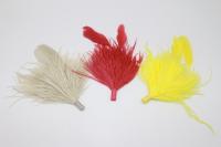 China Shipping DHL UPS FEDEX EMS TNT Chinapost Epacket Ostrich Feather Flower Mount with Wire Accessory for sale