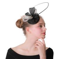 China 10cm Dyed Sinamay Feather Fascinator for Hat Decoration and Party Decoration Supplies for sale