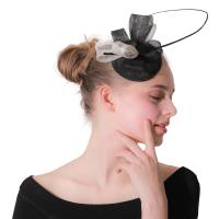 China 10cm Dyed Sinamay Feather Fascinator for Hat Decoration and Party Decoration Supplies for sale