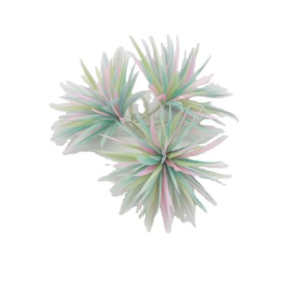 China 5*10 cm Goose Biot Feather Flower Mount with Wire Accessory for sale