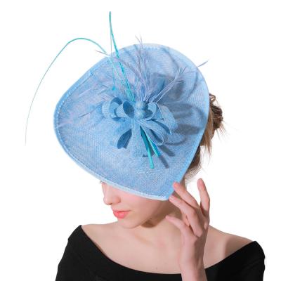 China Sinamay Base and Feather Fascinator Hat Shipping Worldwide with DHL UPS FEDEX EMS TNT for sale