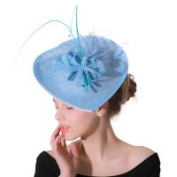 China Sinamay Base and Feather Fascinator Hat Shipping Worldwide with DHL UPS FEDEX EMS TNT for sale