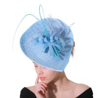China Sinamay Base and Feather Fascinator Hat Shipping Worldwide with DHL UPS FEDEX EMS TNT for sale