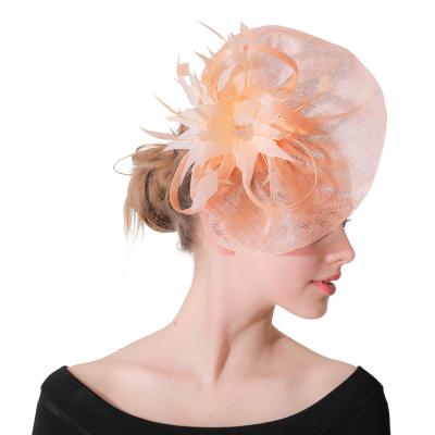 China 15*30 cm Party Decoration Sinamay Feather Fascinator with Express Shipping for sale