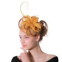 China 10*20 cm Party Decoration Sinamay Feather Fascinator with Quick Express Shipping for sale