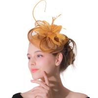 China 10*20 cm Party Decoration Sinamay Feather Fascinator with Quick Express Shipping for sale
