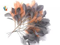 China Create a Stunning Centerpiece with Goose Feather Flower Mount and Wire Accessory for sale