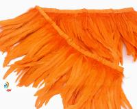 China Vibrant Dyed Chicken Feather Coque Rooster Fringe Trim for Party Decoration Supplies for sale