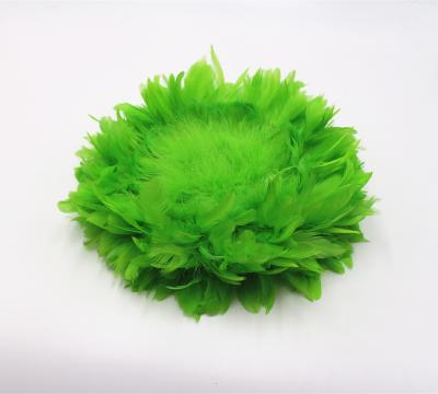China 30*30 cm Handmade Hawaiian Feather Rattles Dyed Pattern Design for sale