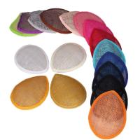China Colorful Sinamay Hat Base 15cm For Millinery Supplies Party Decoration Event Party for sale