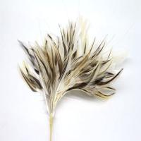 China Shipping Natural Hackle Feather Flower Mount with Wire Accessory for sale