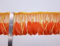 China Home Party Decoration Goose and Biot Feather Fringe Trim with Wire Accessory for sale