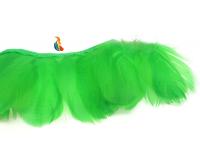 China Dyed Goose Nagoire Feather Fringe Trim with Satin Ribbon and Fashionable for sale