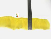 China Dyed Goose Nagoire Feather Fringe Trim with Satin Ribbon and Fashionable for sale