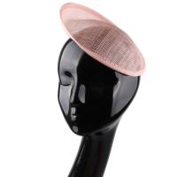 China Goose Feather Party Decoration Hat Fascinator with Sinamay Base Express Shipping for sale