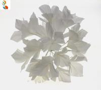 China Shipping via Fedex Party Decoration Stripped Goose Feather Flower Mount with Wire Accessory for sale