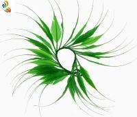 China 10*20 cm Dyed Pattern Millinery Supplies Stripped Goose Feather Flower Mount with Wire Accessory for sale