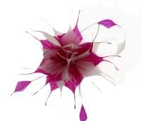 China Party Decoration Goose Feather Flower Mount with Wire Accessory Shipping DHL UPS FEDEX TNT for sale