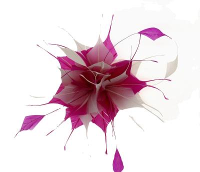 China Party Decoration Goose Feather Flower Mount with Wire Accessory Shipping DHL UPS FEDEX TNT for sale