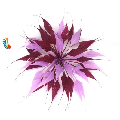 China Party Decoration Stripped Goose Feather Flower Mount for Shipping DHL UPS FEDEX EMS TNT for sale