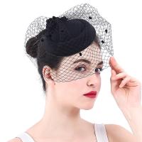 China 15*15 cm Sinamay Base and Feather Fascinator Hat for Event Party Supplies for sale