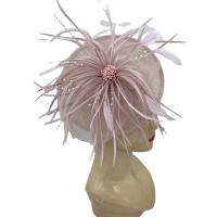 China Make a Statement with Our Sinamay Fascinator featuring Marabou Feather Detail for sale
