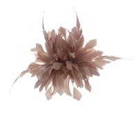 China Stripped Goose Feather Flower Mount and Wire Accessory Ideal for Event Party Supplies for sale