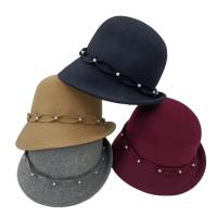 China Get Your Perfect Wool Felt Hat with Dyed Pattern and Fast Shipping for sale