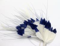 China Party Decoration Feather Headwear Zig Zag Goose Feather Flower Mount Event Party Supplies for sale