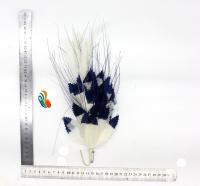 China Party Decoration Feather Headwear Zig Zag Goose Feather Flower Mount Event Party Supplies for sale