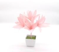 China Graduation Goose Feather Flower Mount with Wire Accessory Attachment for sale