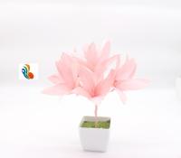 China Graduation Goose Feather Flower Mount with Wire Accessory Attachment for sale