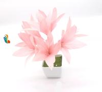 China Graduation Goose Feather Flower Mount with Wire Accessory Attachment for sale