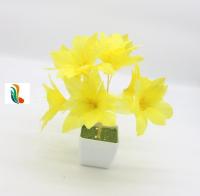 China Curly Goose Feather Flower Mount with Wire Accessory 15*30 cm Fast and Secure Shipping for sale