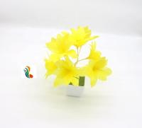 China Curly Goose Feather Flower Mount with Wire Accessory 15*30 cm Fast and Secure Shipping for sale