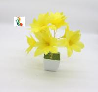 China Curly Goose Feather Flower Mount with Wire Accessory 15*30 cm Fast and Secure Shipping for sale