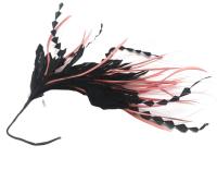 China DHL Shipping Stripped Goose and Biot Feather Flower Mount with Wire Accessory for sale