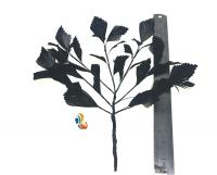 China Shipping via DHL UPS FEDEX TNT Stripped Goose Feather Flower Fascinator with Wire Accessory for sale