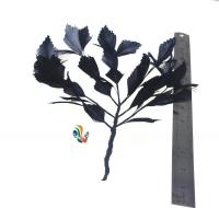 China Shipping via DHL UPS FEDEX TNT Stripped Goose Feather Flower Fascinator with Wire Accessory for sale