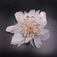 China Goose Feather Flower Mount with Wire Accessory 15*30 cm Size and Convenience for sale