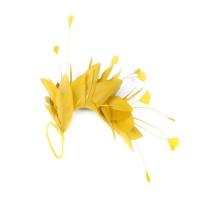 China FEDEX Shipping for Millinery Supplies Stripped Goose Feather Flower Mount for sale