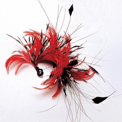 China Elevate Your Millinery Supplies with Chicken Feather Flower Mount and Wire Accessory for sale