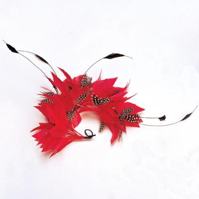 China 10*20 cm Goose Feather Flower Mount with Wire Accessory and Fast Shipping Services for sale