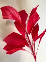 China 15*30 cm Goose Feather Flower Mount with Wire Accessory Sell for sale
