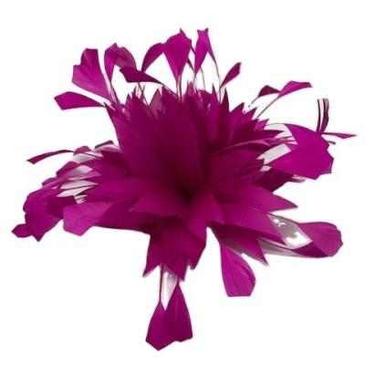 China 15*15 cm Goose Feather Flower Mount with Wire Accessory Shipping DHL UPS FEDEX EMS TNT for sale