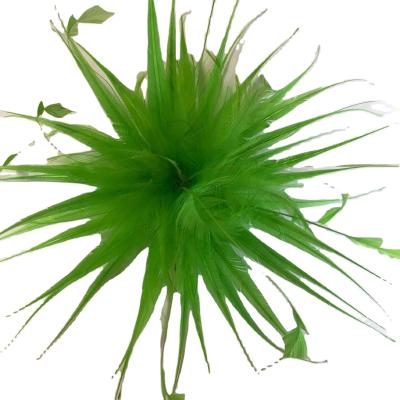 China Expedited Shipping 15*15 cm Goose Feather Flower Mount with Wire Accessory for sale