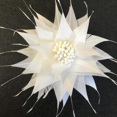China Shipping DHL UPS FEDEX EMS TNT Goose Feather Flower Mount with Wire Accessory for sale