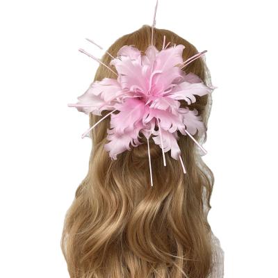 China Goose Feather Flower Mount with Wire Accessory 15*15 cm Shipping DHL UPS FEDEX EMS TNT for sale