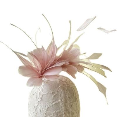 China Shipping DHL UPS FEDEX EMS TNT Timely Goose Feather Flower Mount with Wire Accessory for sale