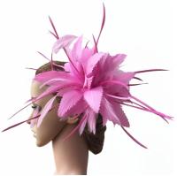 China 15*15 cm Goose Feather Flower Mount Wire Accessory for Professional Presentation for sale